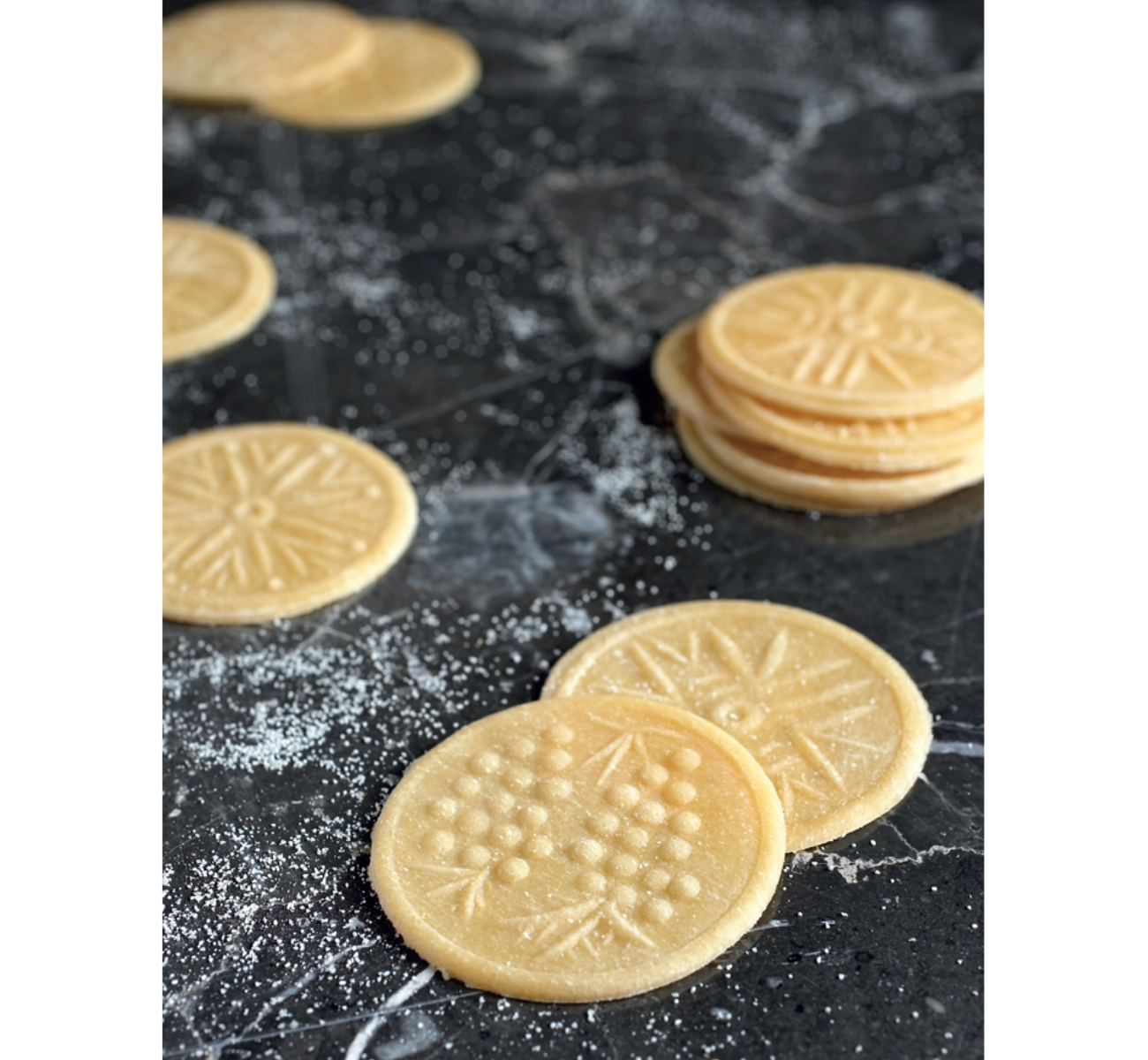 Corzetti pasta with marjoram pesto – The Restaurant Pendolino